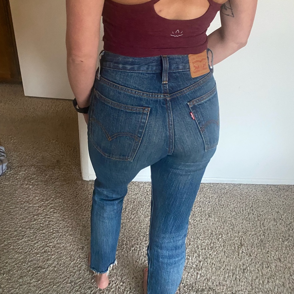 Levi’s Wedgie High Waist Denim Jeans - Gem